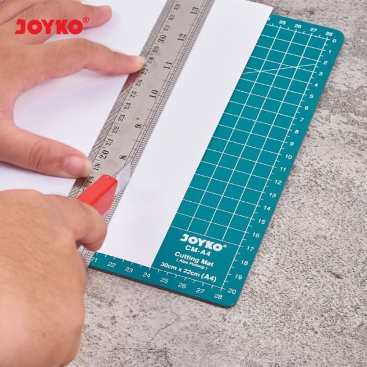 JOYKO ATK Cutting Mat Cuting Matt Alas Potong Cutter Ukuran A4 & A3 Warna Hijau | Lazada Indonesia