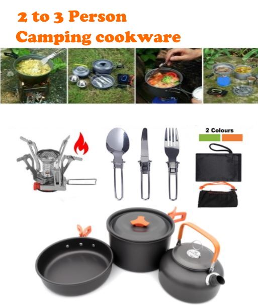 Outdoor Camping Cookware Set / Mestin Portable Gas Stove Cookware ...