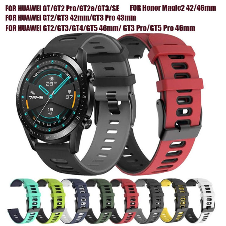 Silicone Strap Watchband For Huawei Watch GT GT2 GT3 SE GT4 GT5 Pro ...