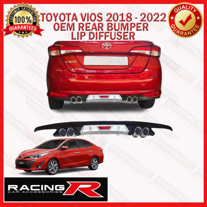 Toyota Vios Prime 2018 to 2023 OEM Rear Bumper Lip Diffuser 2019 2020 ...