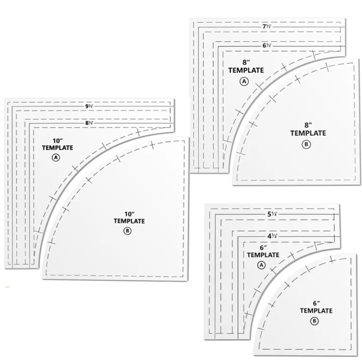[LFS Store] ExclusiveLarge Quilting Rulers and Templates for Cutting ...