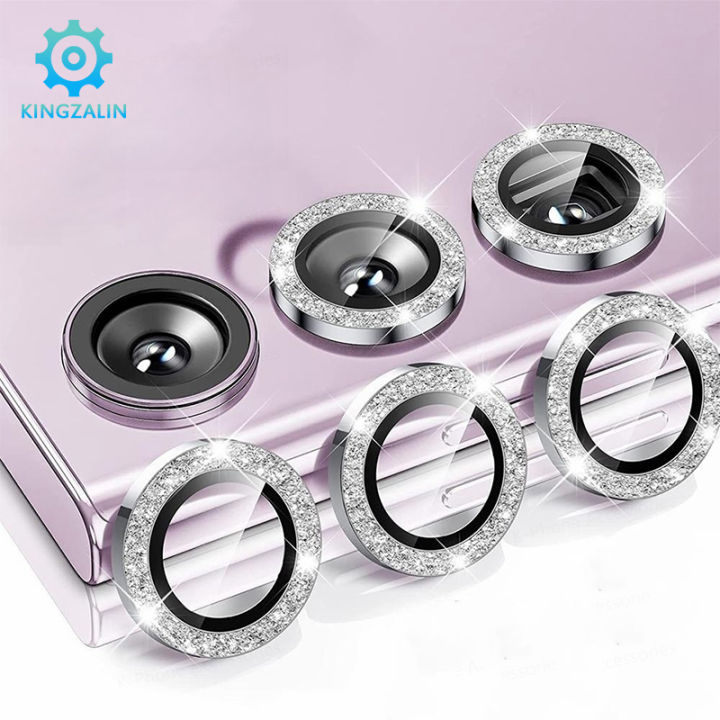 Kingzalin Glitter Camera Ring For Samsung Galaxy A55 A35 A15 5G A54 A14 ...