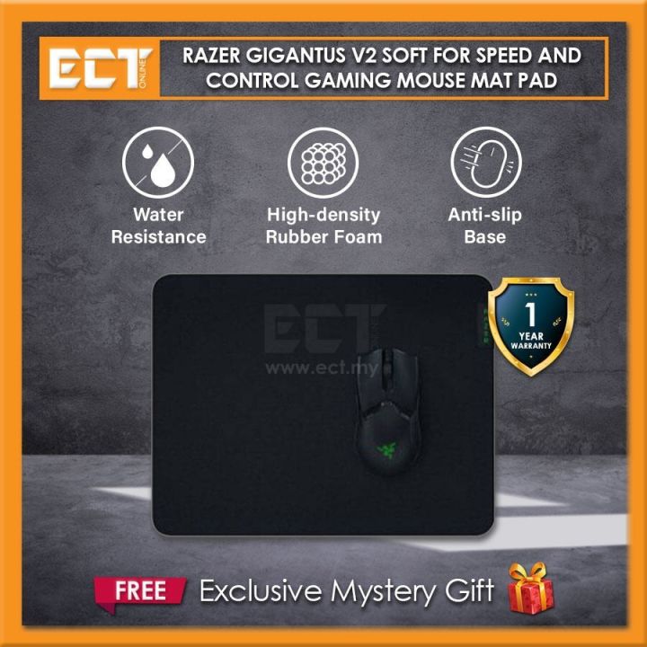 Razer Gigantus V2 Soft for Speed and Control Gaming Mouse Mat Pad ...