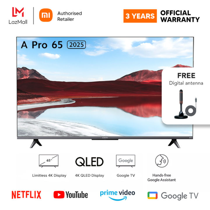 (Official) Xiaomi TV A Pro 65 2025 QLED Google TV Smart TV DVB-T2/C ...