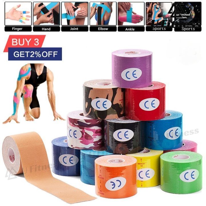5M Kinesiology Tape Muscle Bandage Cotton Sports Knee Muscle Pain ...