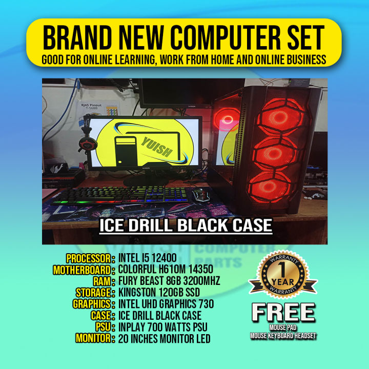 Computer set Intel i5 12400 12th GEN | Lazada PH