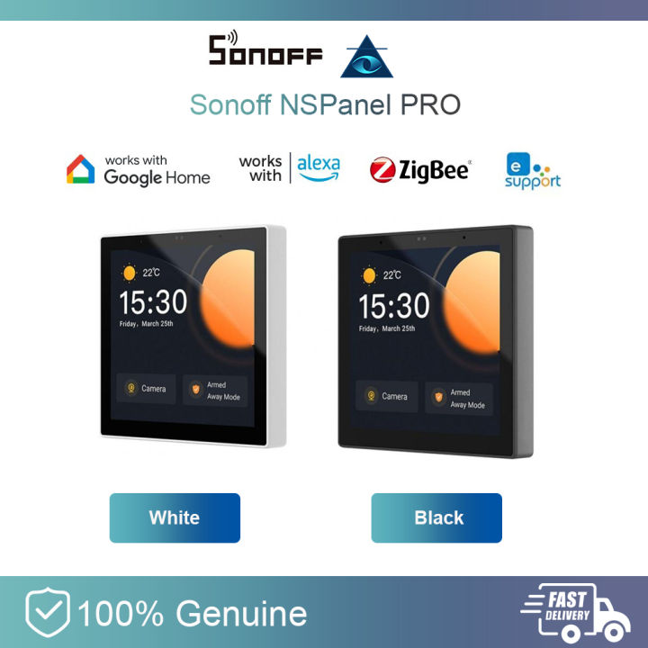 Sonoff NSPanel PRO Smart Home Control Panel Wall Switch Plug Wifi Touch Screen Alexa Zigbee ...