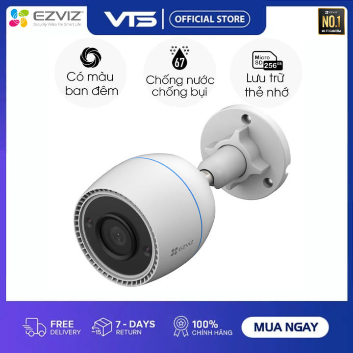 [NPP CHÍNH HÃNH] Camera IP Wifi EZVIZ C3TN 2MP Full Color, H.265 Ngoài Trời, Có Màu Ban Đêm ...