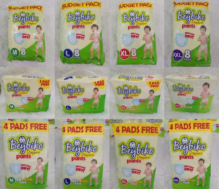 Beybiko Diapers Pants Instant Dry Lazada Ph