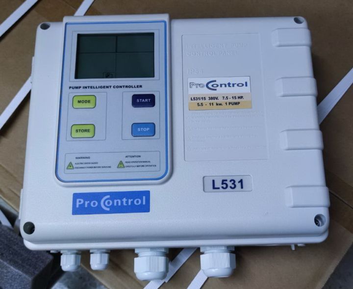 ตู้ควบคุมปั๊มน้ำอัจฉริยะ โปรคอนโทรล ProControl ควบคุมปั๊ม 1 ตัว 3 เฟส คุมปั๊ม 7.5 - 15 HP ประกัน ...