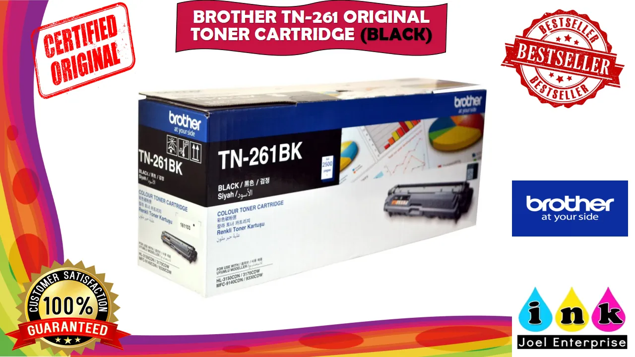 BROTHER TN-261 ORIGINAL TONER CARTRIDGE (BLACK) | Lazada PH