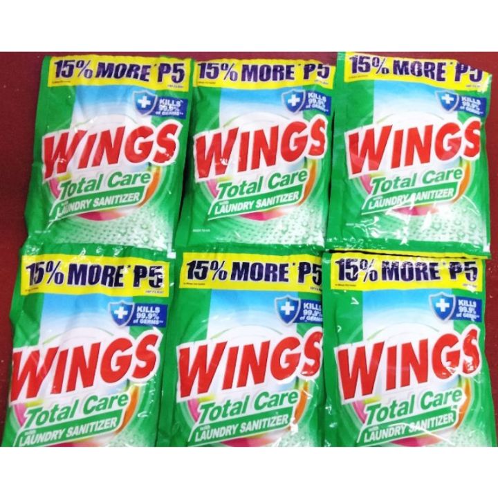 WINGS TOTAL CARE POWDER DETERGENT (60G x 6 PCS) | Lazada PH