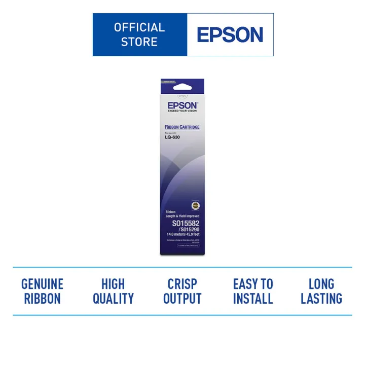 Epson SO15582 Ribbon Cartridge ตลับผ้าหมึกดอท | Lazada.co.th