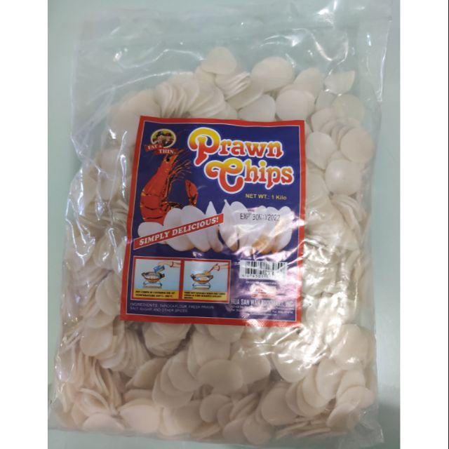 Prawn Chips/ Chicharap 1 Kilogram (PLAIN) | Lazada PH
