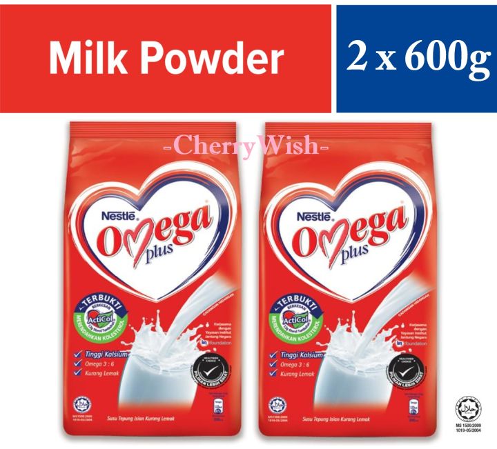 (FAST Delivery) 600G / 2x600G Nestle Omega Plus Susu EXP: 29 FEB 2024 ...