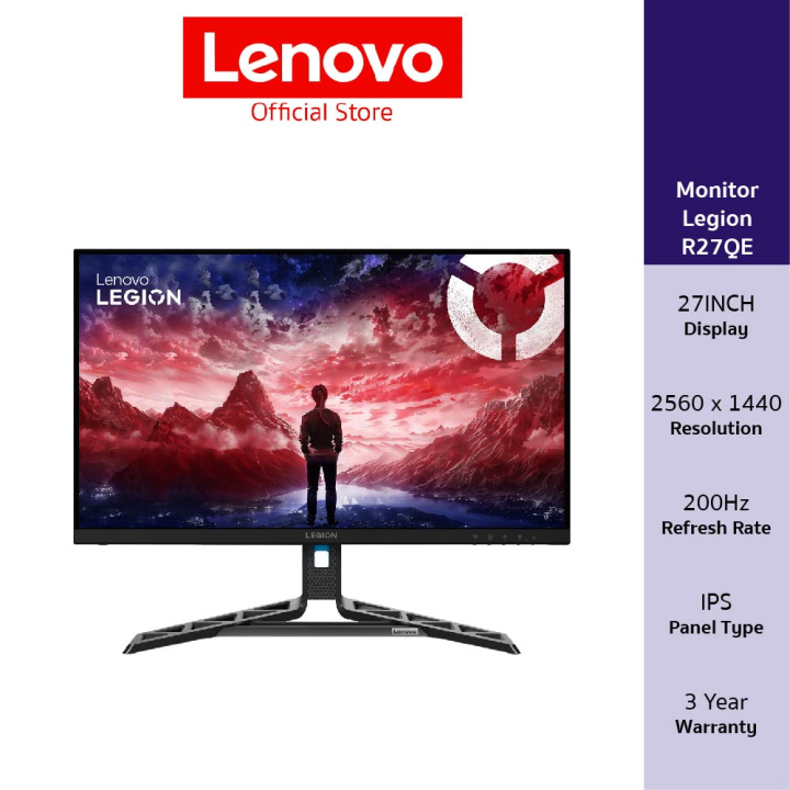 Lenovo Legion R27QE Gen2(68C7GAC3TH)Monitor 27" INCH (2560 x 1440) IPS ...