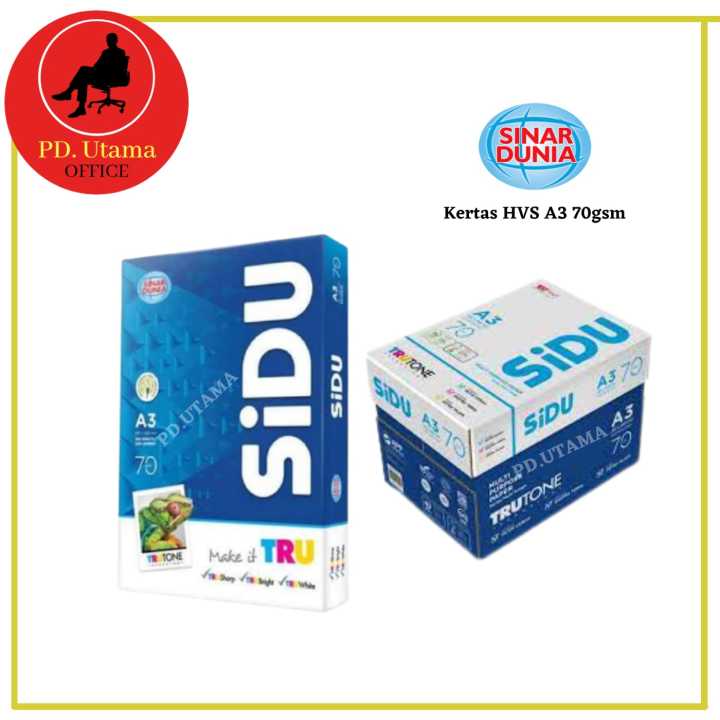 Kertas HVS A3 75 Gsm Sinar Dunia | Lazada Indonesia