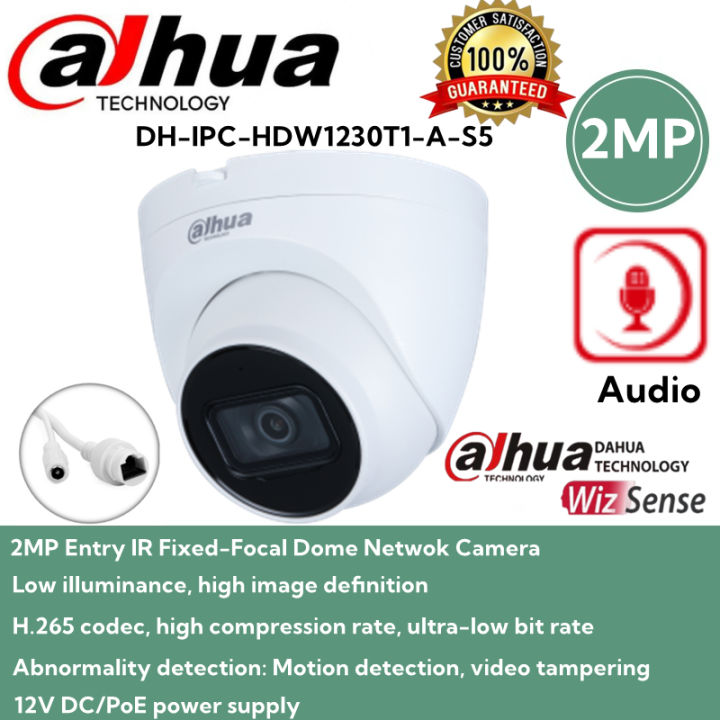 Dahua IP Camera 2MP HD Smart IR Night Vision With Audio Network Camera ...