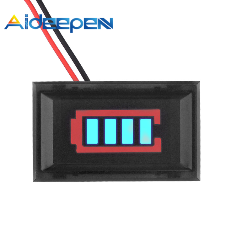 Aideepen 12V 24V 36V 48V 60V 72V Battery Meter LED Battery Capacity ...