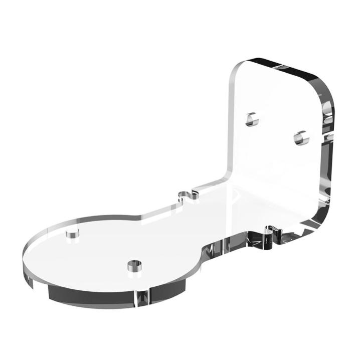 Wall Mount Acrylic Bracket No Drill/Drilling Install Adhesive Wall ...