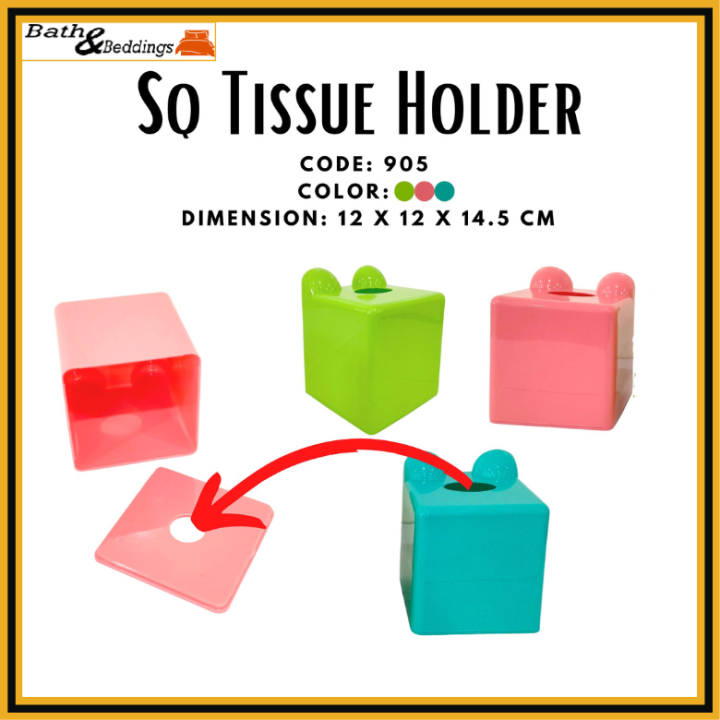 Square Tissue Holder/ Cute tissue holder/ Tissue Holder with design ...