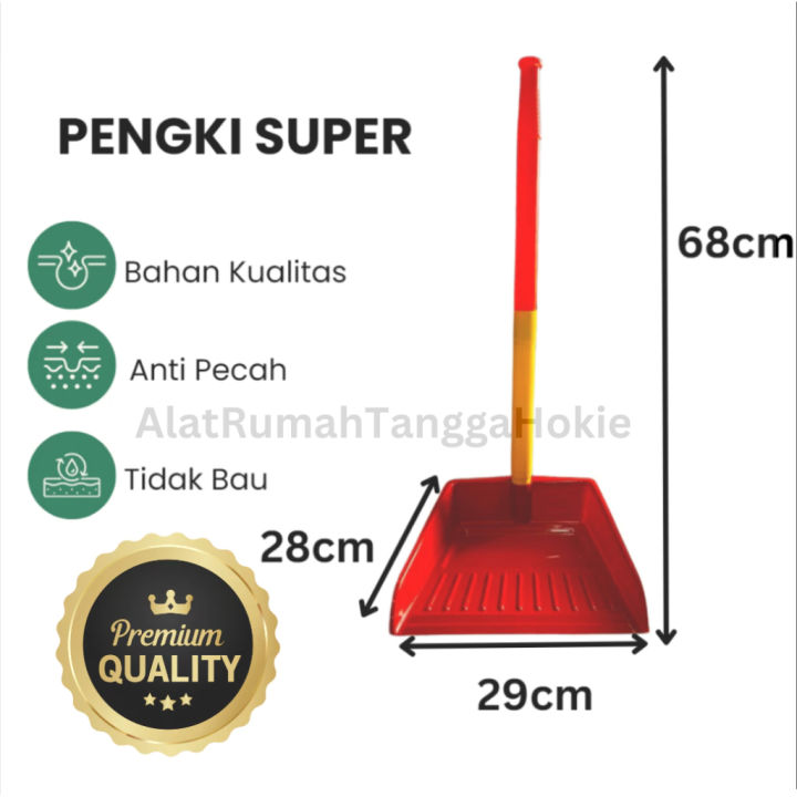 Pengki Sapu Sampah Plastik Bersih Serokan Sampah Dust Cleaner Sweeper ...