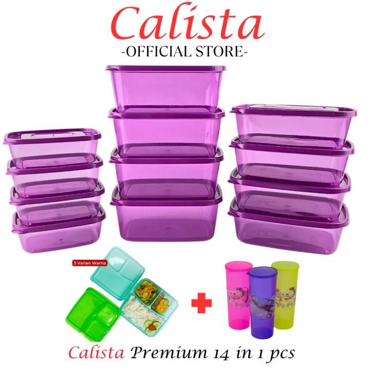 CALISTA TOPLES PLASTIK CALISTA FURANO PREMIUM 14 INI 1 PCS FOOD ...