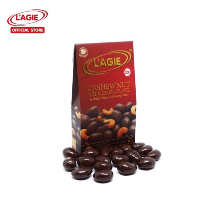 Lagie Cashew Nut Milk Chocolate Cokelat Susu isi Kacang Mete 90gr ...