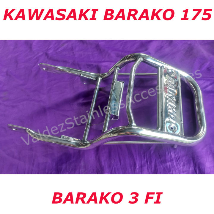 B3 , FI, Carrier FLAT Backrest with Barako Logo, for 2023,2024 Barako ...