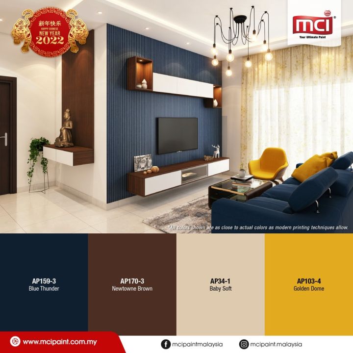 MCI Paint [5kg] AP159-3| AP170-3| AP34-1| AP103-4 (Matt, Sheen ...
