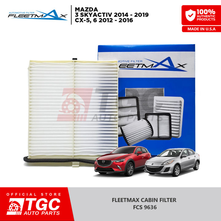 Fleetmax Cabin Filter / Aircon Filter Mazda CX5 / CX-5 6 Mazda 3 1.5 ...