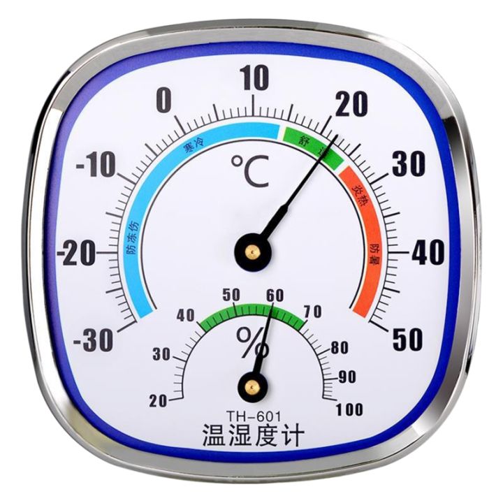 Thermometer and Hygrometer Analog Humidity Gauge Temperature Monitor ...