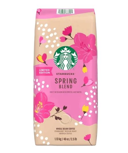 STARBUCKS SPRING BLEND PRINTEMPS เมล็ดกาแฟสตาร์บัคส์ อาราบิก้าแท้ 100% ...