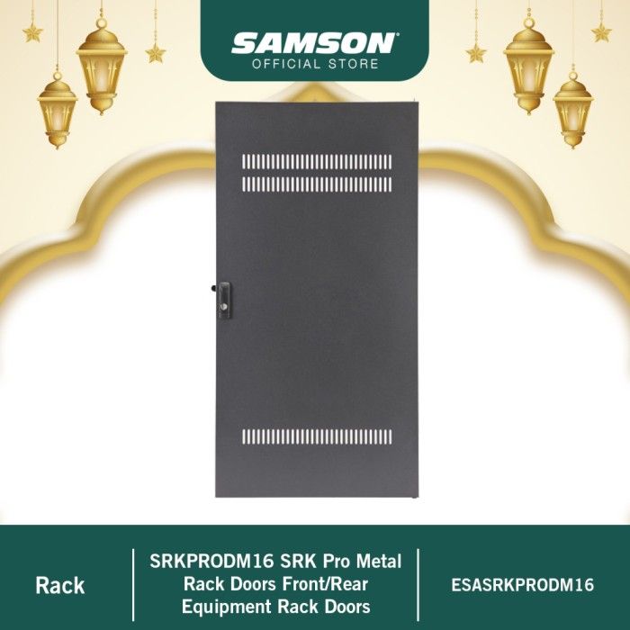 Samson SRKPRODM16 SRK Pro Metal Rack Doors Front/Rear Equipment Rack ...