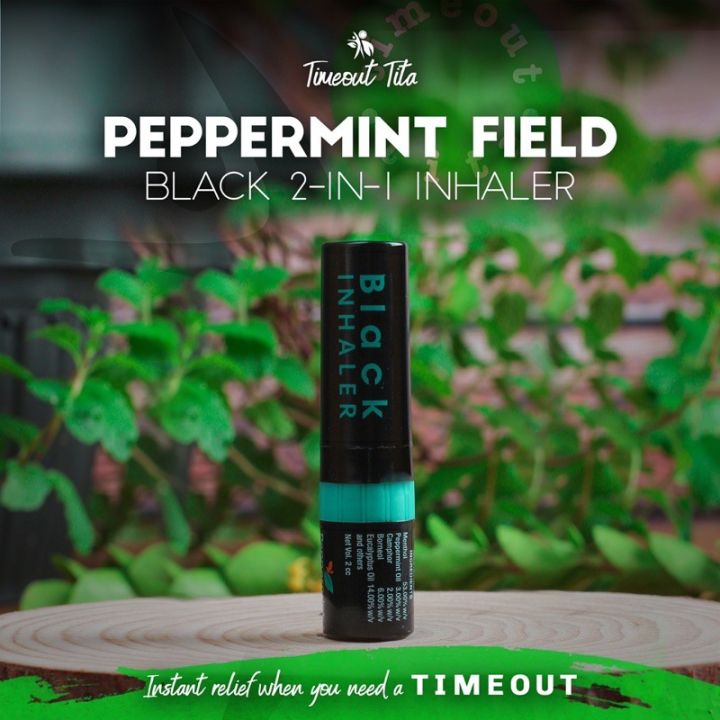 Peppermint Field Black Inhaler Thailand 2 in 1 | Lazada PH