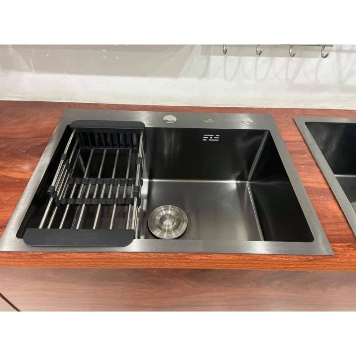 Black Nano Kitchen Sink small size (40x40 & 50x50), 3mm kapal, 304 ...