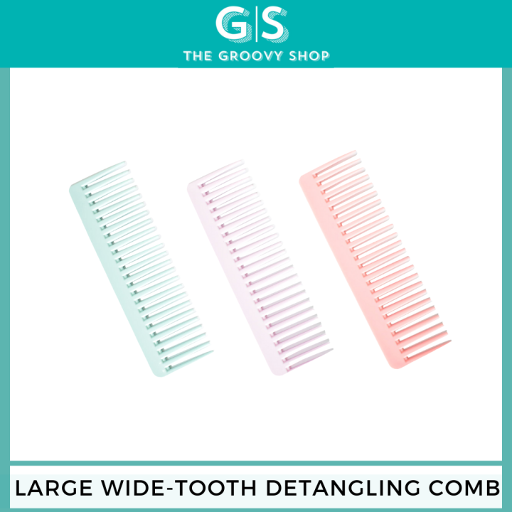 Joy Fashion Large Wide Tooth Detangling Hair Comb Suklay | Lazada PH