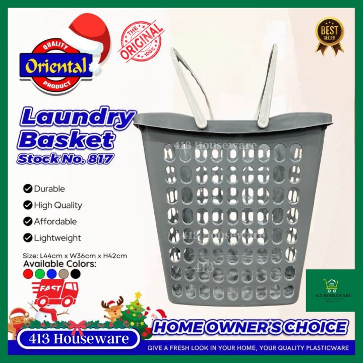 Laundry Basket Hamper Silver Gray Series Grey Hamper Labahan Sampayan ...