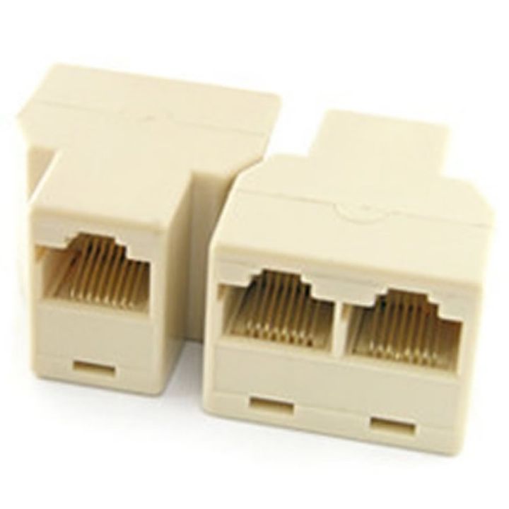 RJ-45 Splitter Adatper Connector Ethernet Network Adapter RJ45 Splitter ...