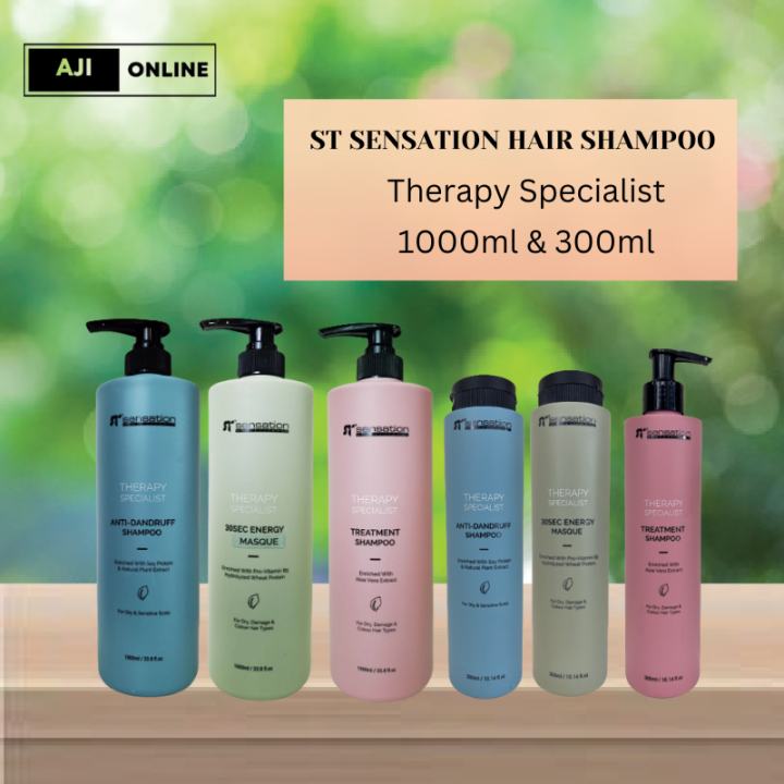 ST Sensation Hair Shampoo Hair Conditioner 1000ml Anti-Dandruff Shampoo ...