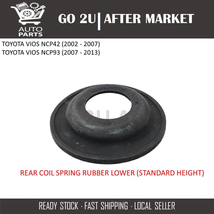 REAR COIL SPRING RUBBER LOWER ( STANDARD HEIGHT ) - 48258-52010 TOYOTA ...