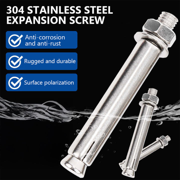 M6 M8 M10 Expansion Screw 304 Stainless Steel Anchor Sleeve Concrete ...