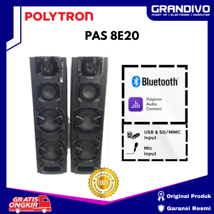 Speaker Aktif Polytron PAS 8E20 New Garansi Resmi - Grandivo | Lazada Indonesia