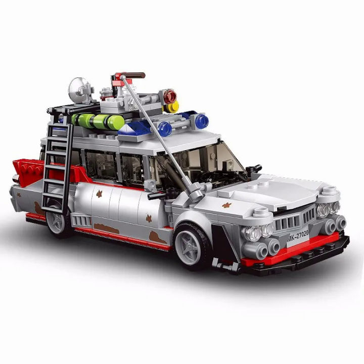 Classics Movie Ghostbusters Ecto-1 Vehicle Car Model Building Block Set ...