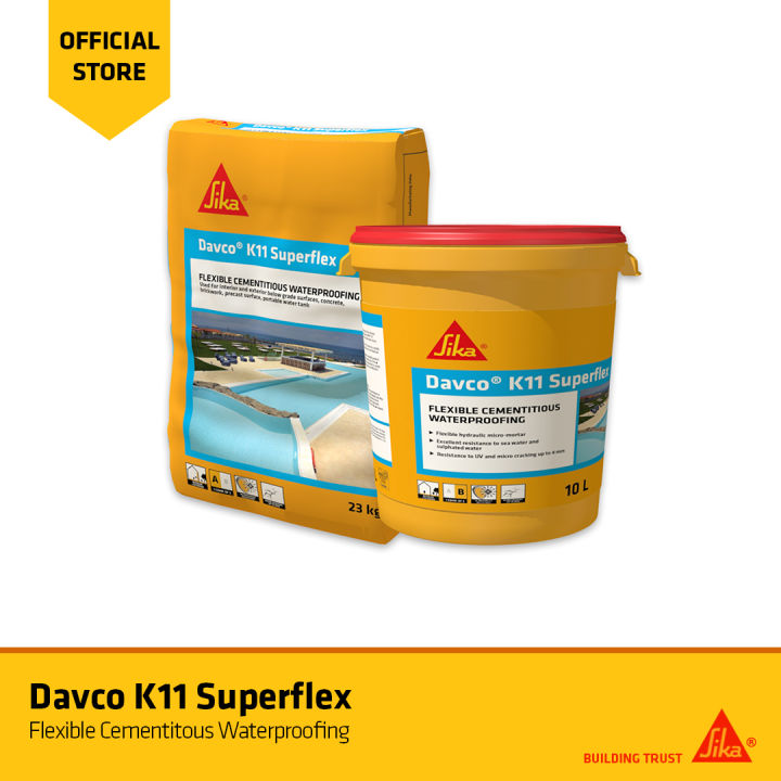 SIKA Davco K11 Superflex (AB) 34KG | Lazada PH