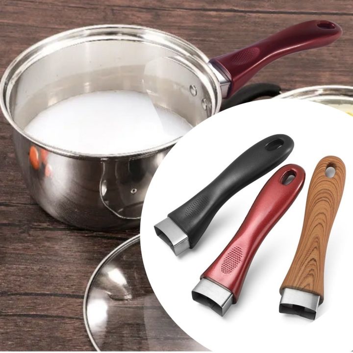 【BYPL】 Detachable Bakelite Pan Pot Handle Grip Ergonomic Replacement ...