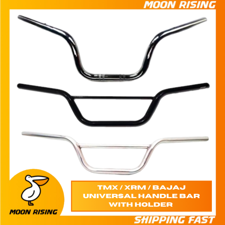 TMX XRM BAJAJ UNIVERSAL HANDLE BAR WITH HOLDER (XRM,TMX,BAJAJ) | Lazada PH