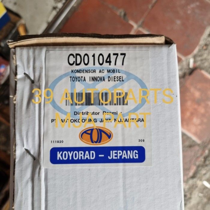 Condensor kondensor Ac innova fortuner hilux diesel koyorad koyoair ...