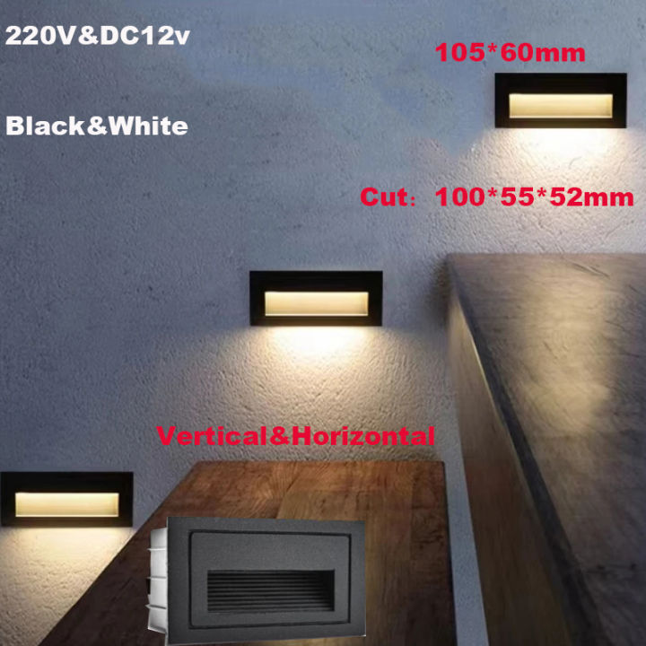 Waterproof LED Wall Light Led Step Stair Lights Outdoor LED Footlight ...