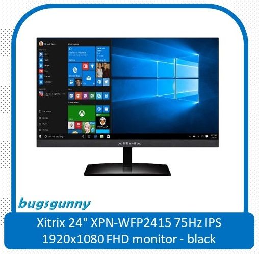 Xitrix 24" XPN-WFP2415 75Hz IPS 1920x1080fhd - black monitor | Lazada PH